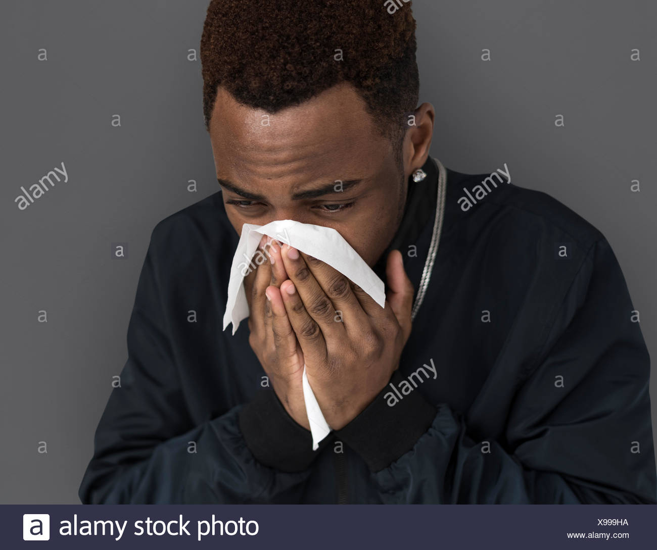 Man Crying Tissue High Resolution Stock Photography and Images - Alamy