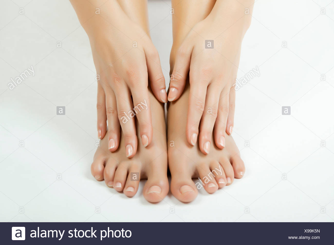 Touching Feet High Resolution Stock Photography and Images - Alamy
