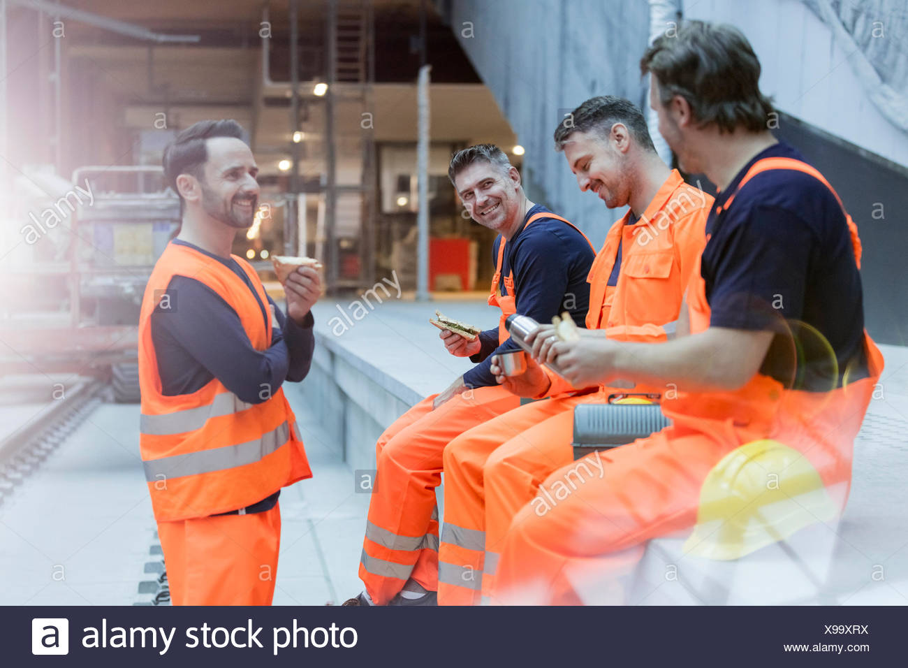 Construction Worker Eating High Resolution Stock Photography and Images ...