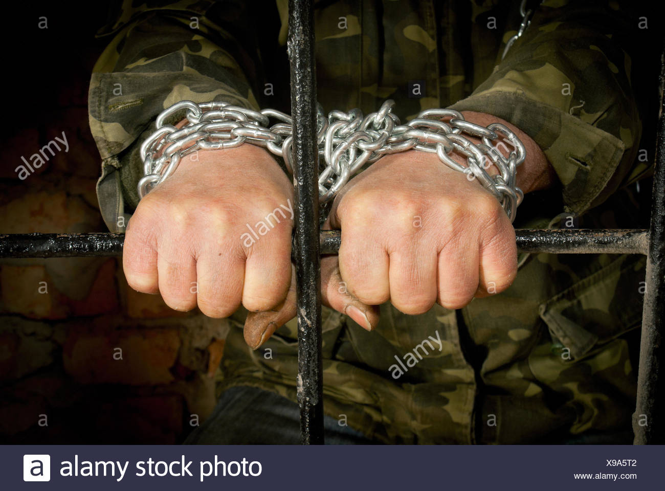 Tied Up Man High Resolution Stock Photography and Images - Alamy