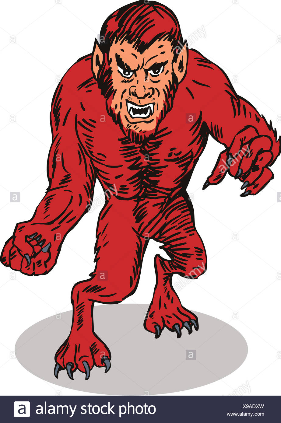 Werewolf Attacking High Resolution Stock Photography and Images - Alamy