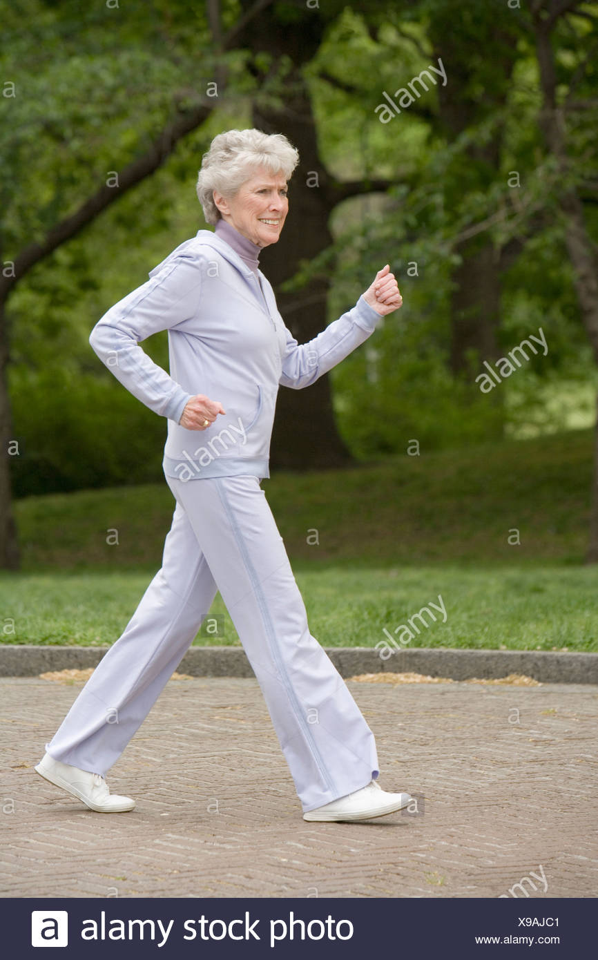 Woman Power Walk Exercise High Resolution Stock Photography and Images ...