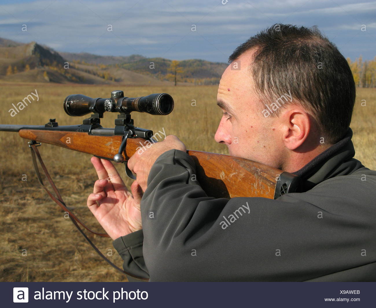 Hunter Firing High Resolution Stock Photography and Images - Alamy