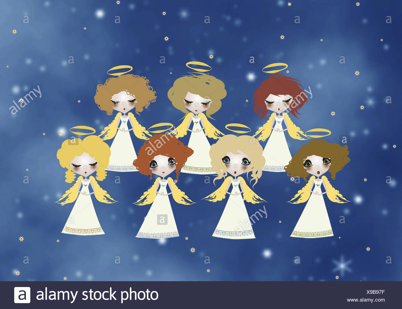 Seven Angels High Resolution Stock Photography and Images - Alamy