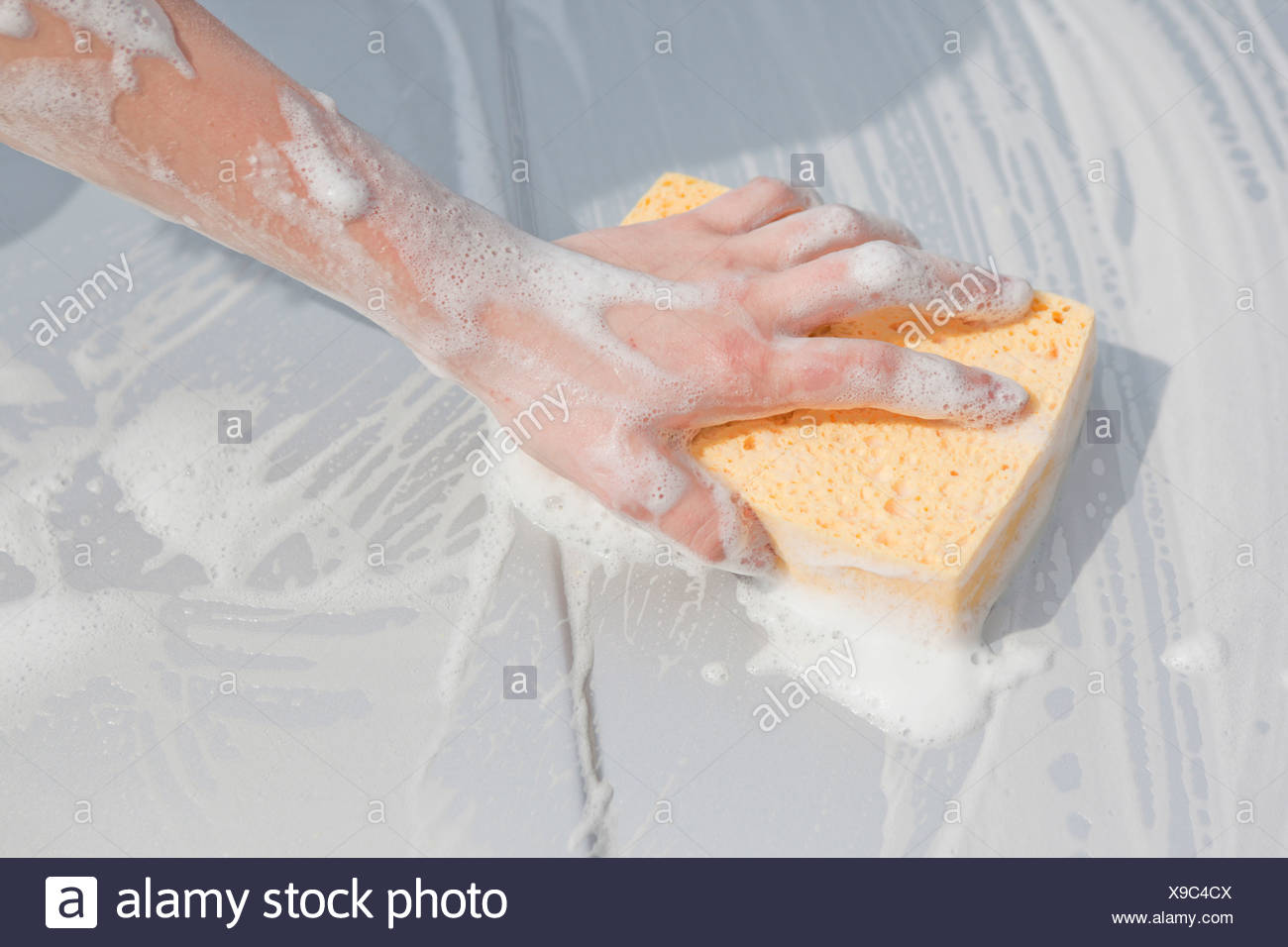 Hand Washing Car High Resolution Stock Photography and Images - Alamy