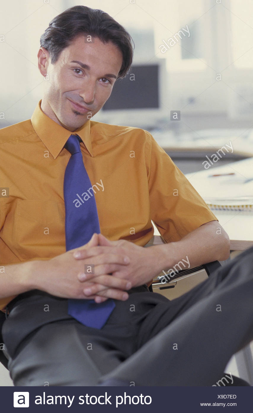 Lean Back Office High Resolution Stock Photography and Images - Alamy
