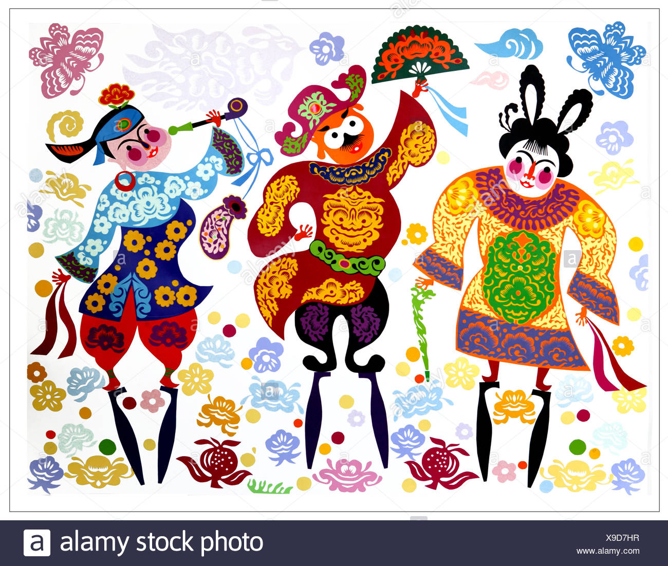 Papercut Chinese High Resolution Stock Photography and Images - Alamy