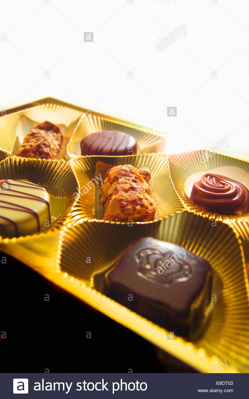Chocolate Selection Box High Resolution Stock Photography and Images ...