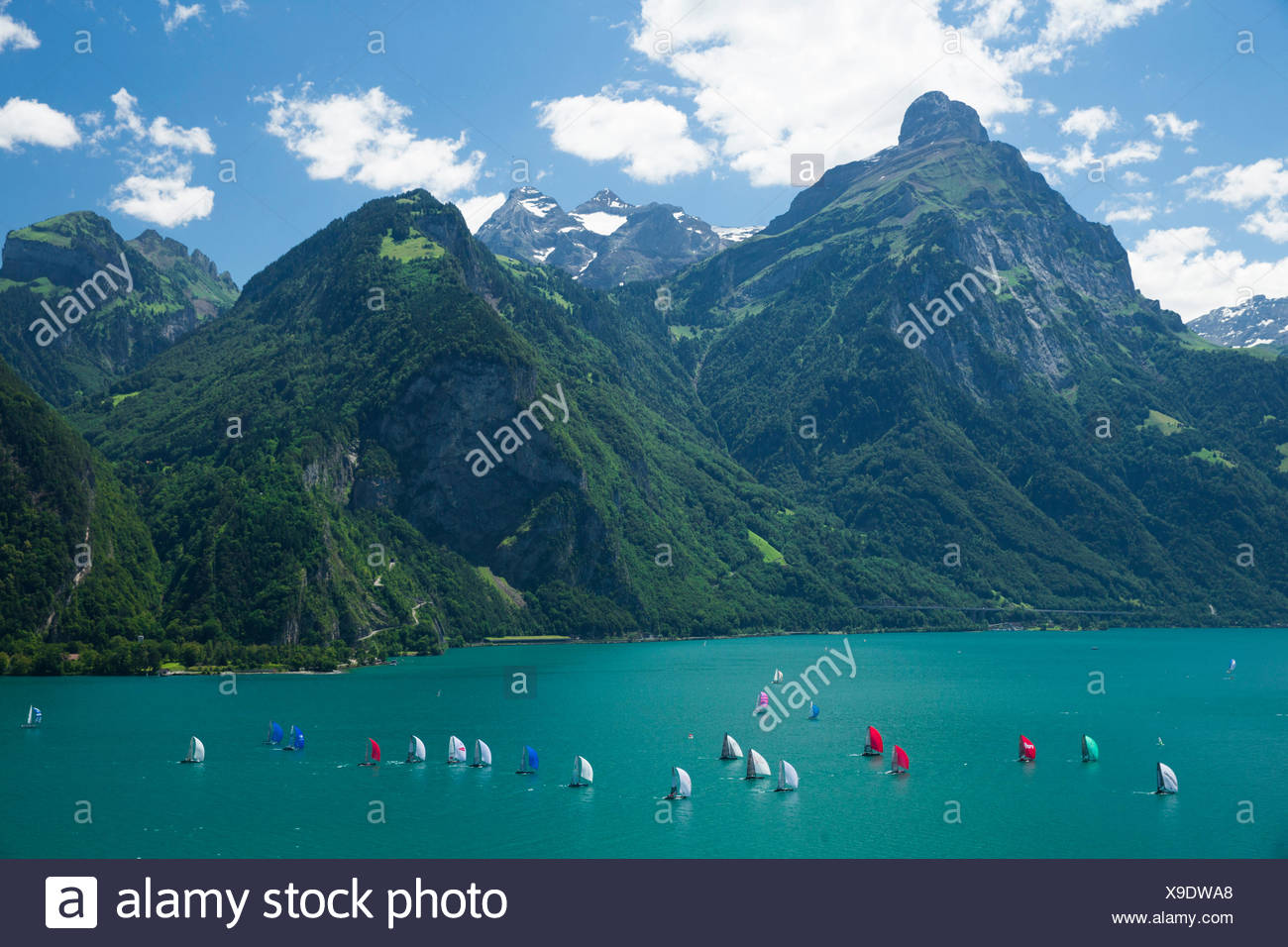 Sailboat At Lake Lucerne High Resolution Stock Photography and Images ...