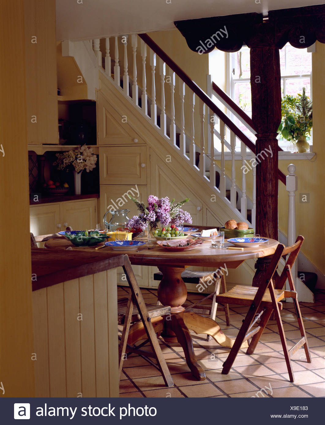 Small Country Kitchens Domestic High Resolution Stock Photography and ...