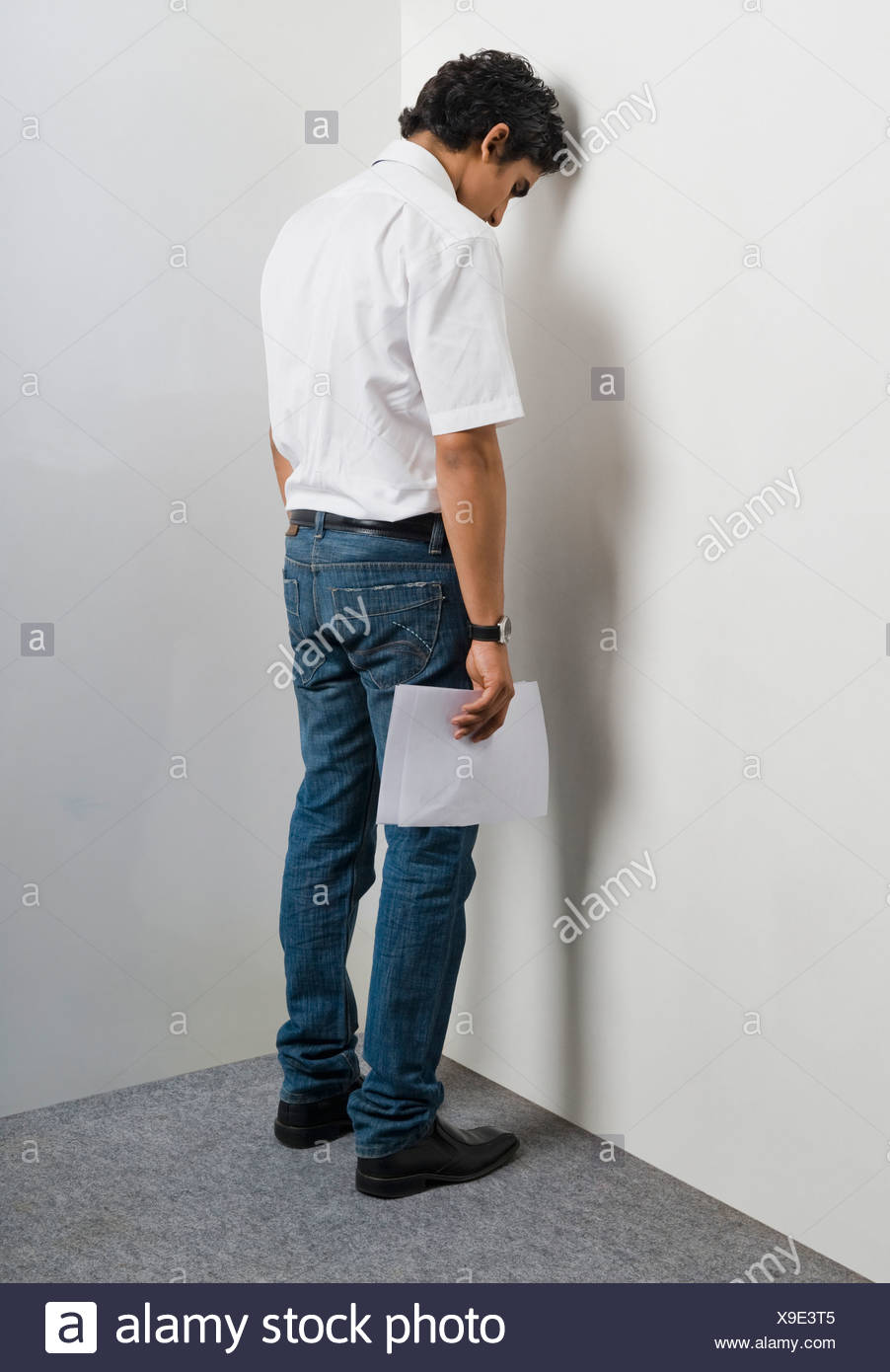 Banging Head Against Wall High Resolution Stock Photography and Images ...