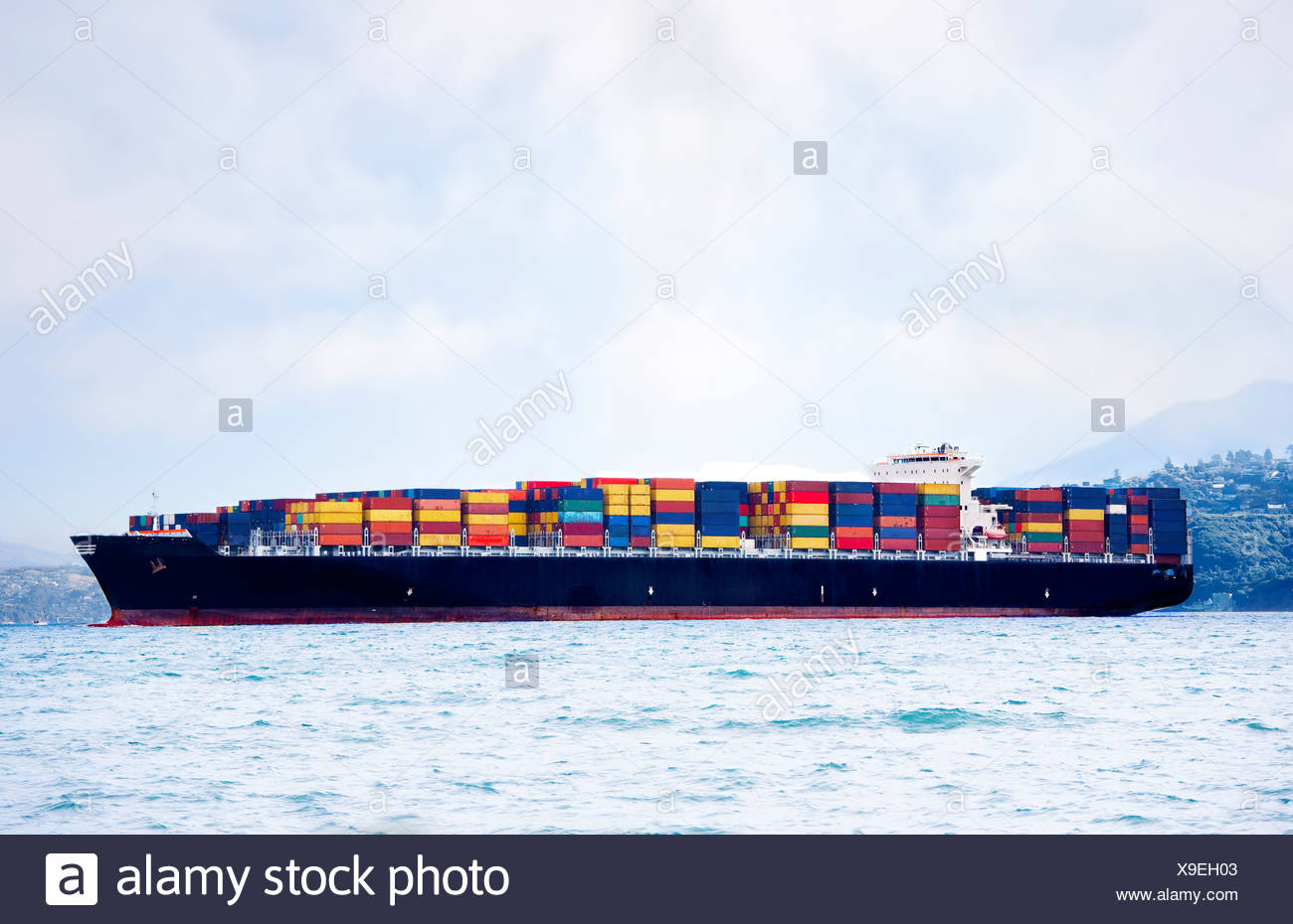 Colorful Shipping Containers High Resolution Stock Photography and ...