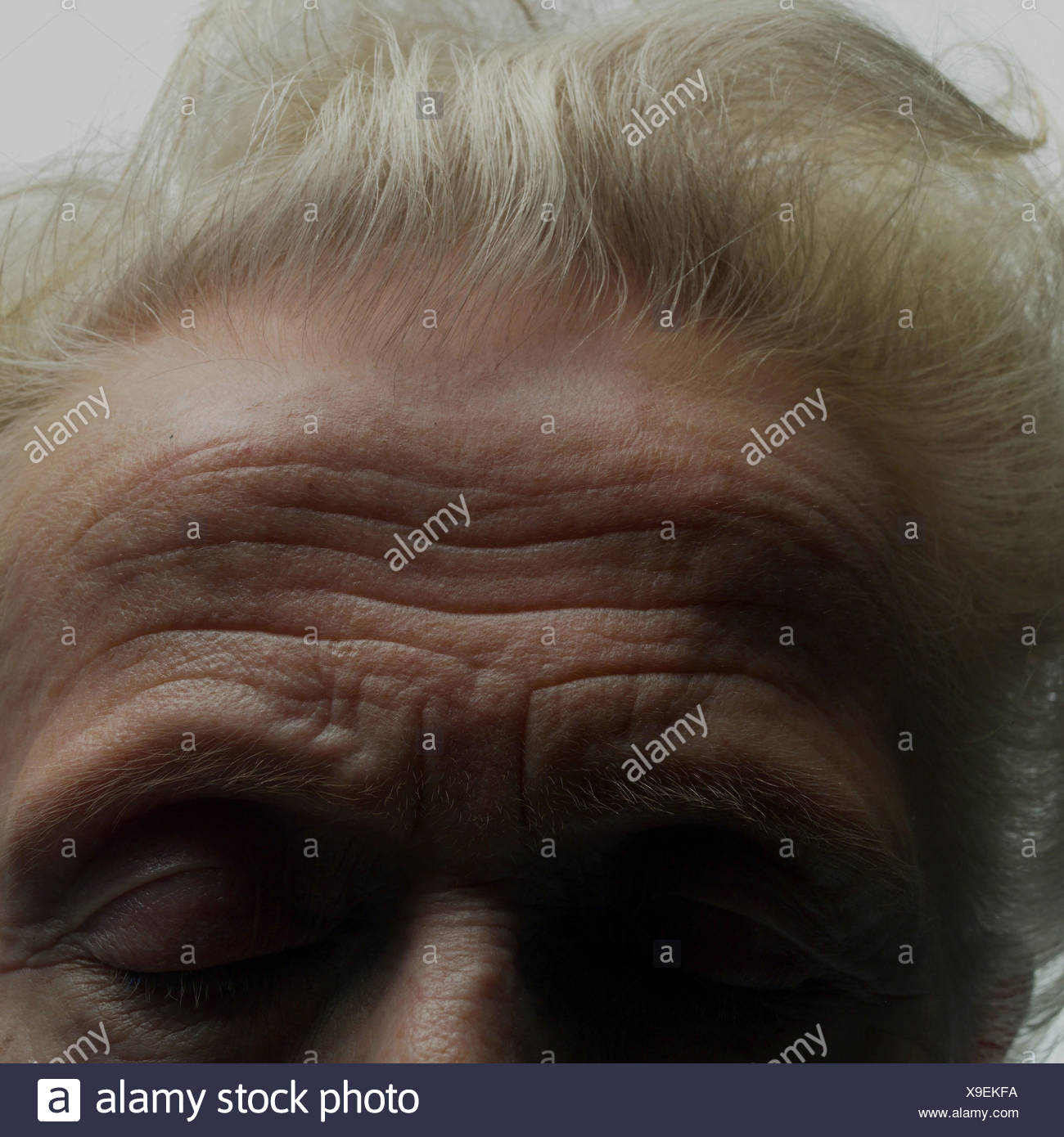 Creased Forehead High Resolution Stock Photography and Images - Alamy