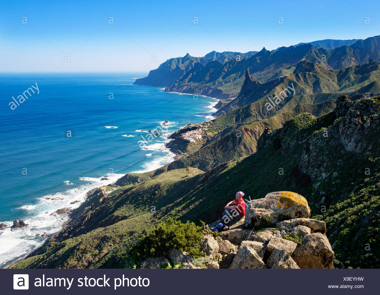 Kuste Mit Dorf Almaciga High Resolution Stock Photography and Images ...