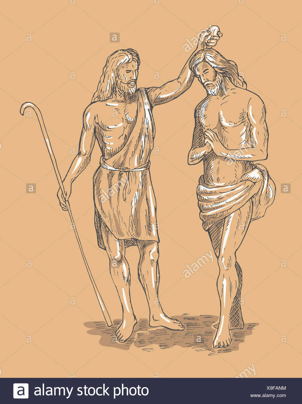 John Baptizing High Resolution Stock Photography and Images - Alamy