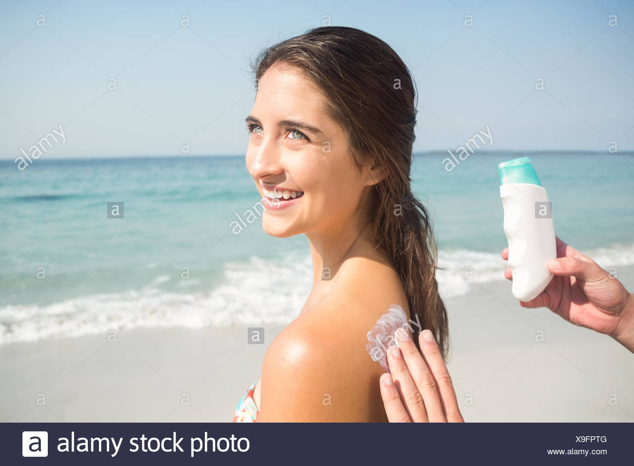 Sun Tan Lotion Man High Resolution Stock Photography and Images - Alamy