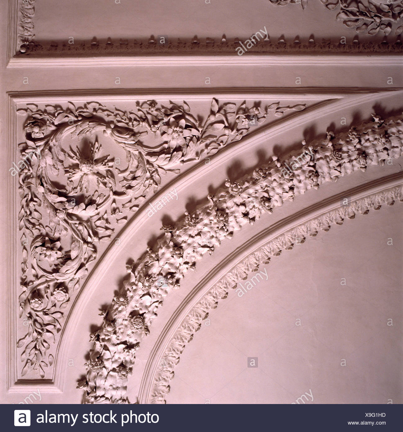 Plaster Plasterwork Ceiling High Resolution Stock Photography and ...