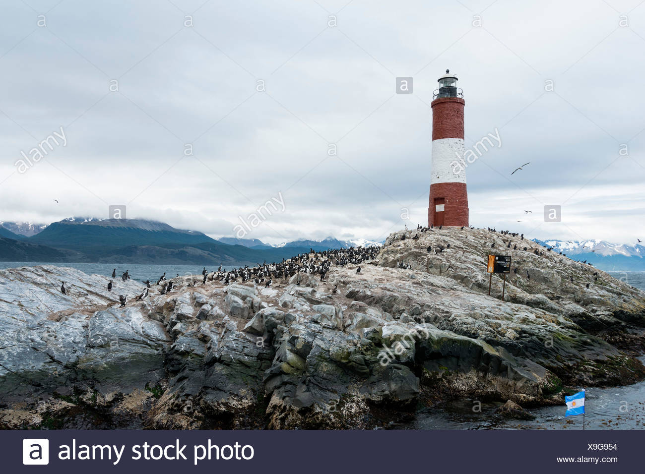 Les Eclaireurs Lighthouse Ushuaia Argentina Stock Photos & Les ...