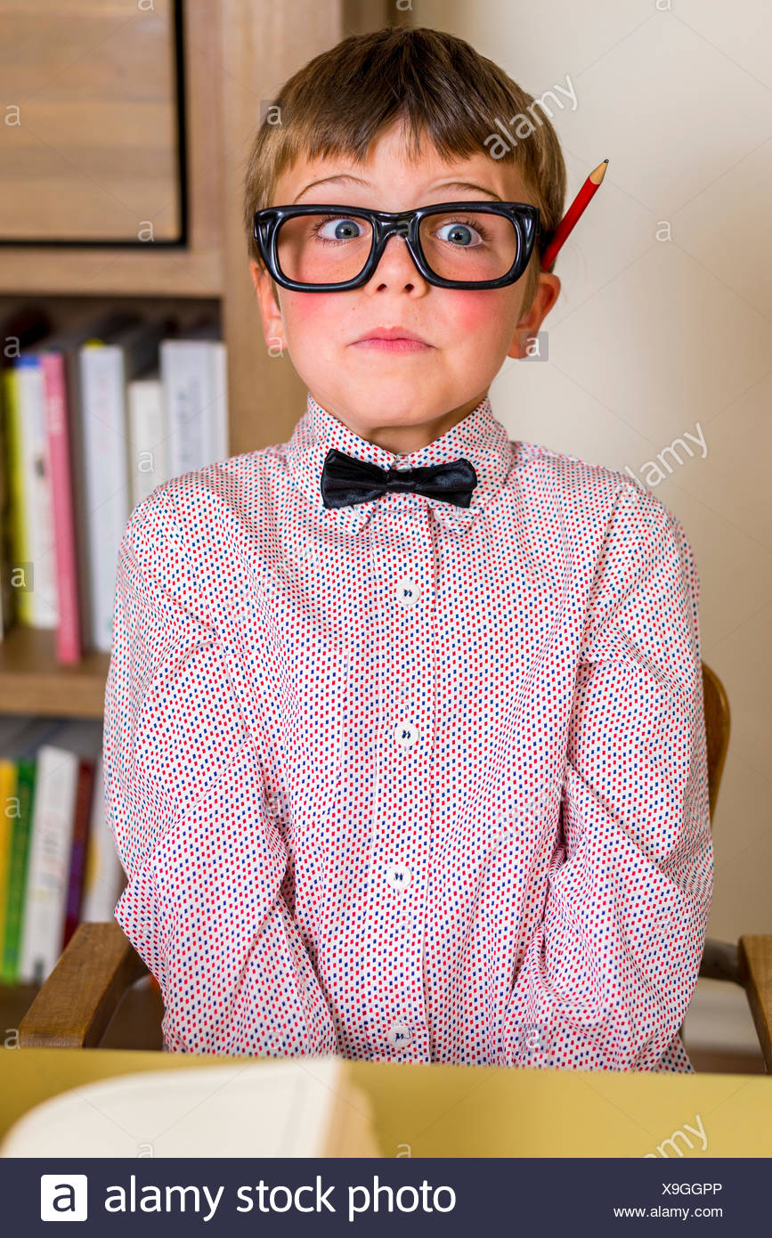 Nerdy Boy High Resolution Stock Photography and Images - Alamy