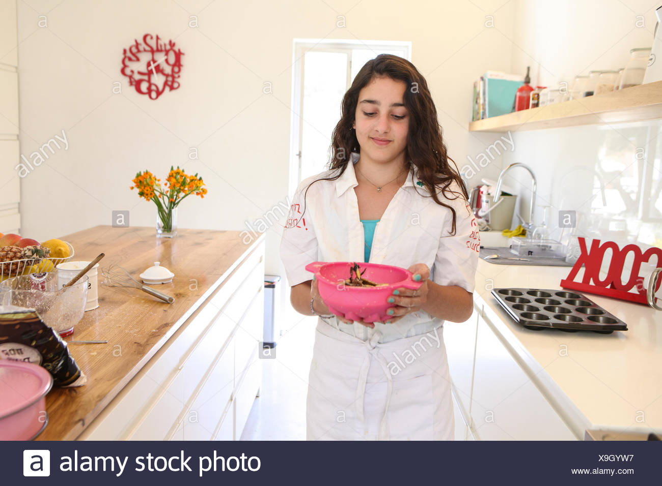 Baking Girl Cake