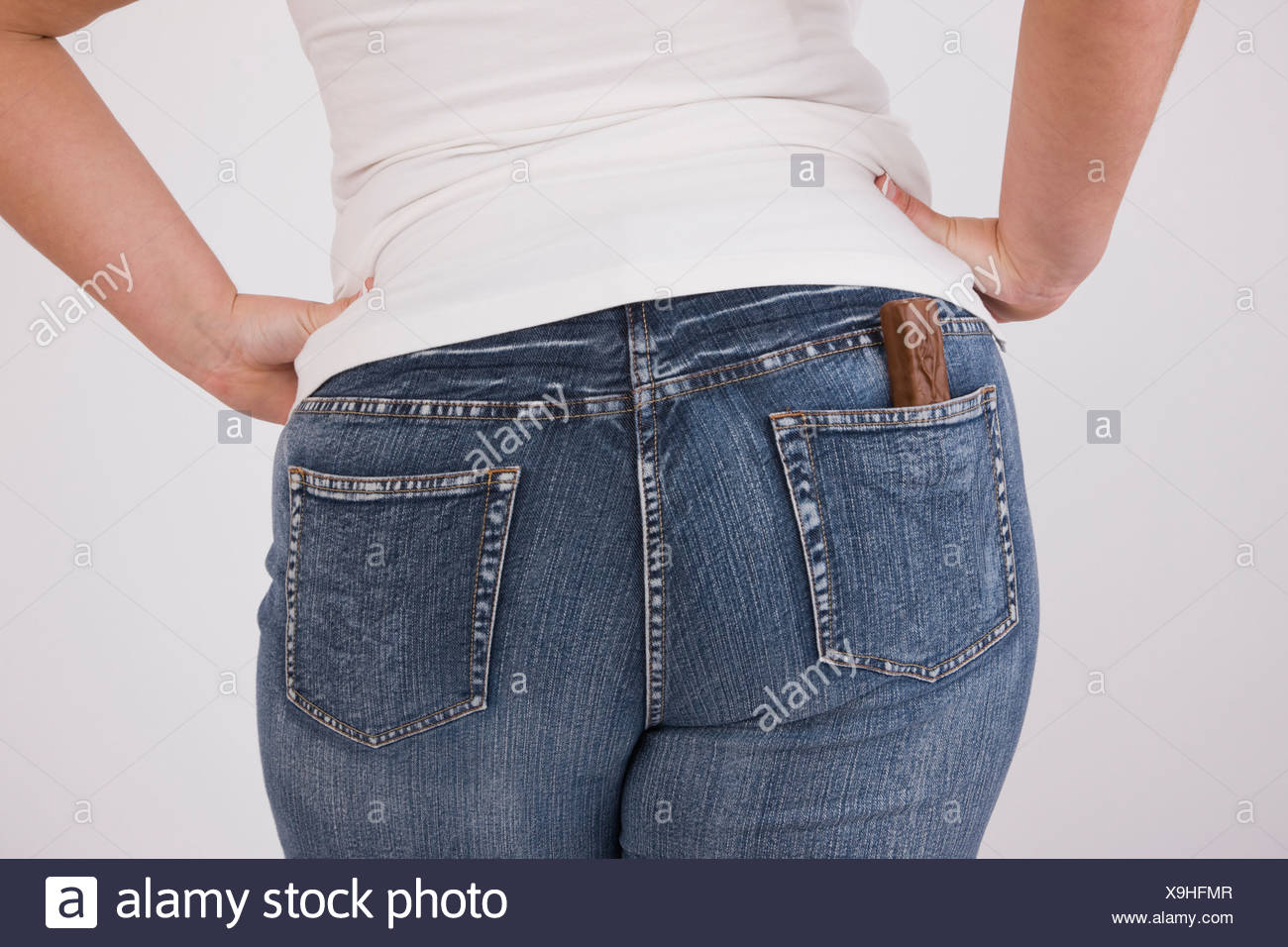 Woman Overweight Back View High Resolution Stock Photography and Images ...