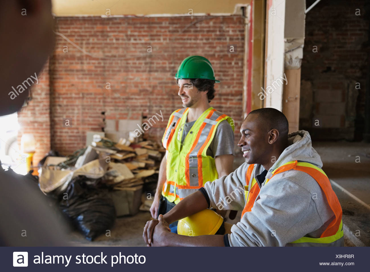 Construction Worker Break Stock Photos & Construction Worker Break ...