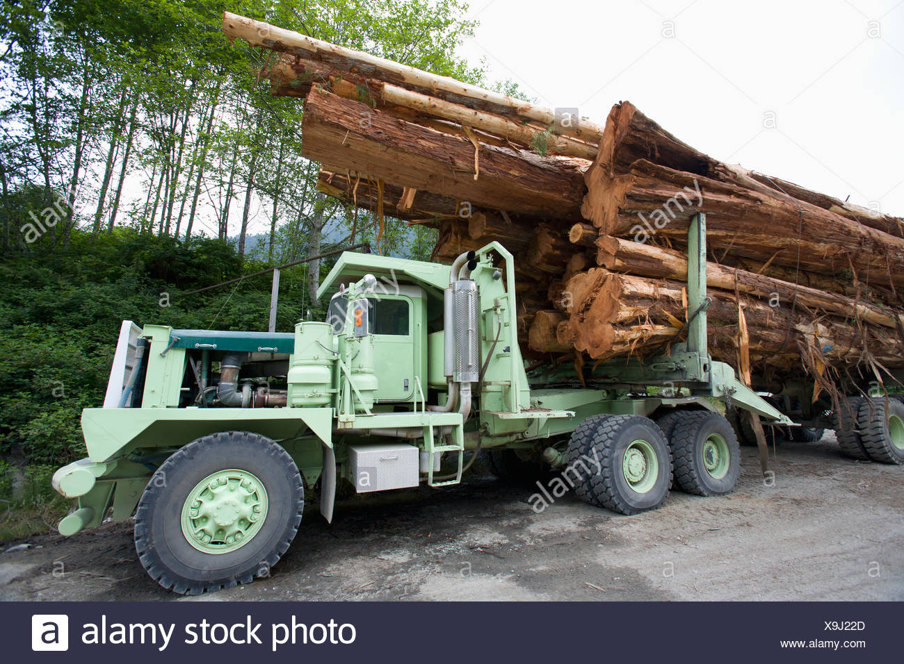 Logging Trucks High Resolution Stock Photography and Images - Alamy