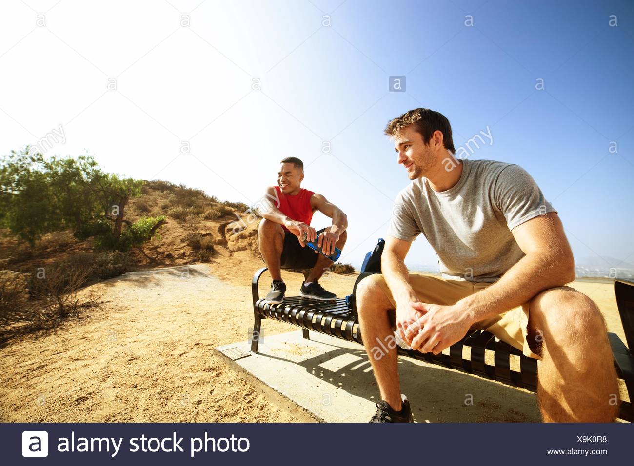 Two People Bench High Resolution Stock Photography and Images - Alamy