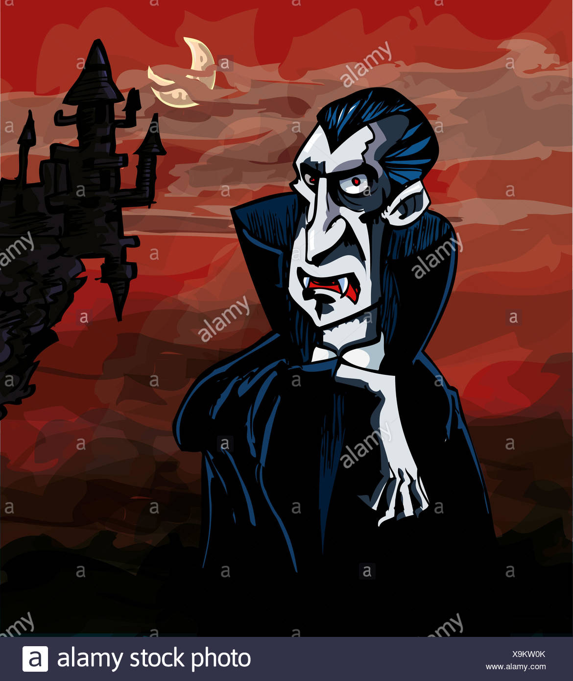 Cartoon Vampire High Resolution Stock Photography and Images - Alamy