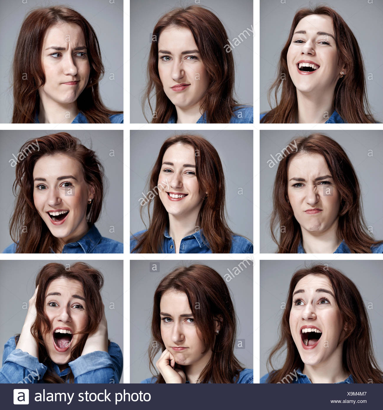 Multiple Portraits Of Different People Stock Photos & Multiple ...