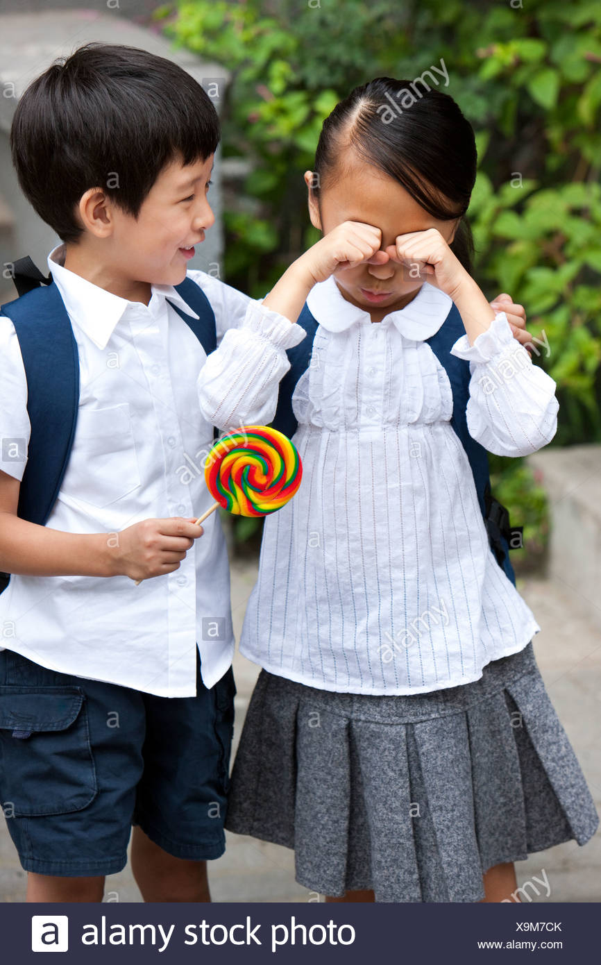 Child Consoling Friend Stock Photos & Child Consoling Friend Stock ...