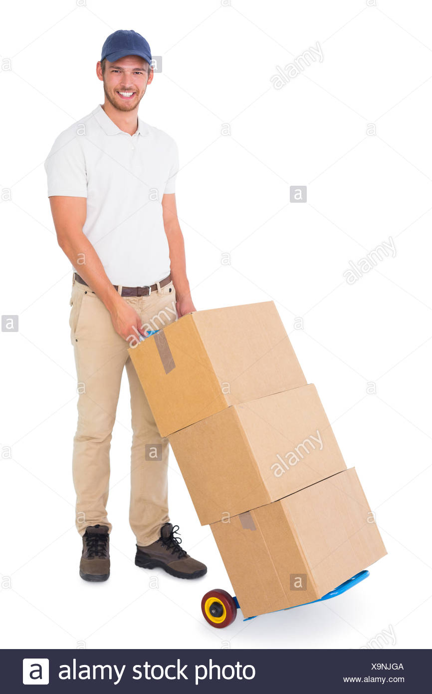 Courier Trolley High Resolution Stock Photography and Images - Alamy
