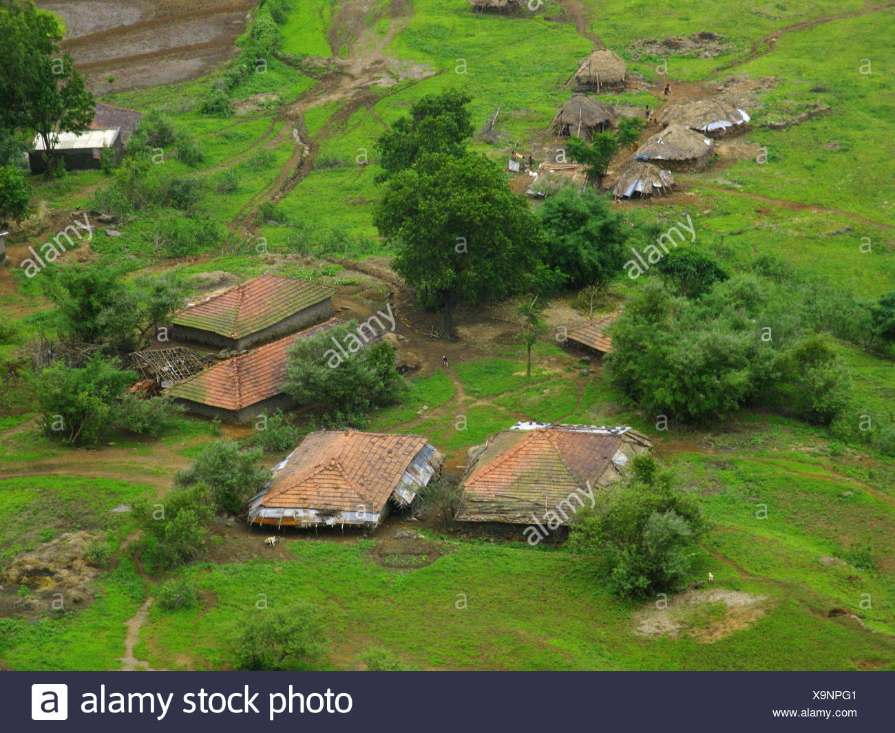 Traditional Rural House Maharashtra India High Resolution Stock ...
