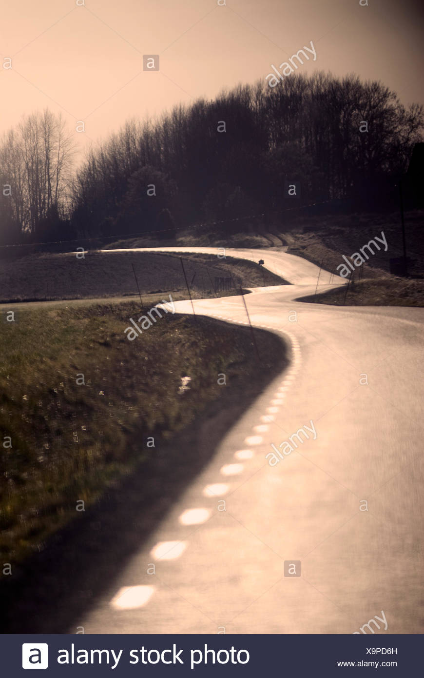 Slanted Road High Resolution Stock Photography and Images - Alamy