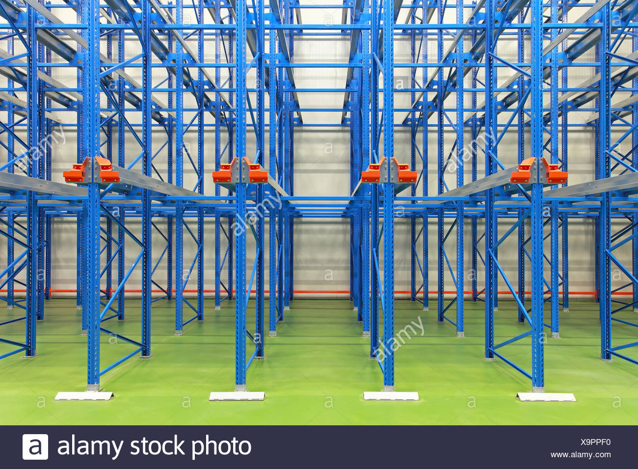 Empty Warehouse Shelves High Resolution Stock Photography and Images ...
