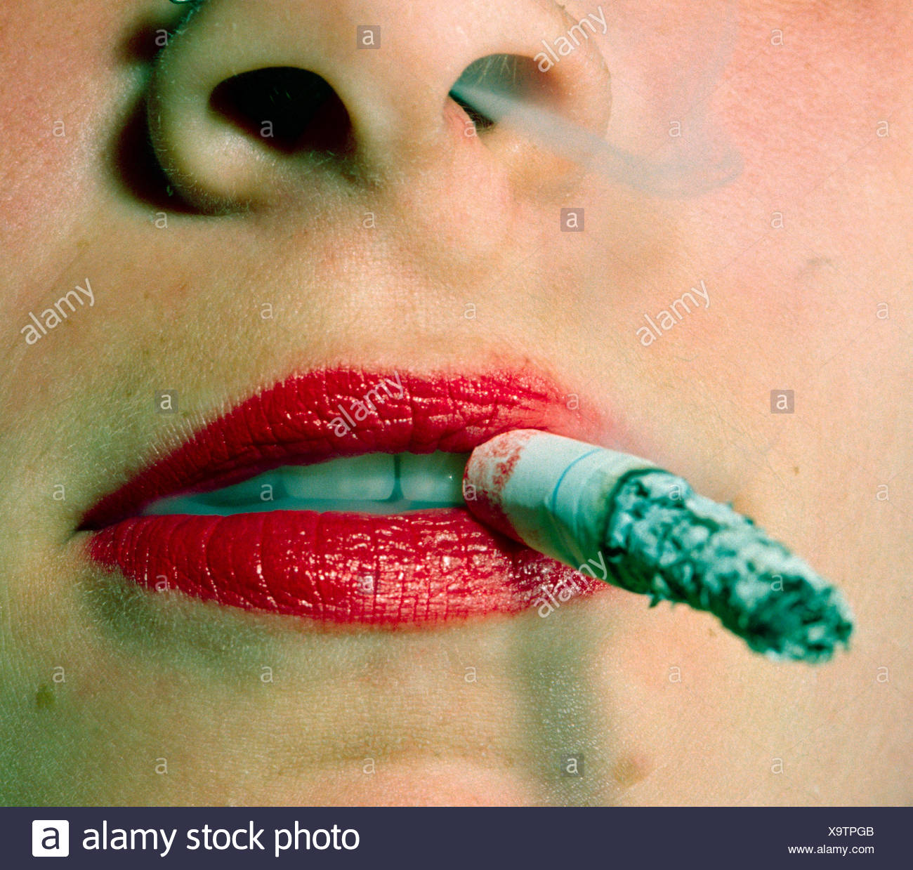 Cigarette Lipstick Ashtray High Resolution Stock Photography and Images ...