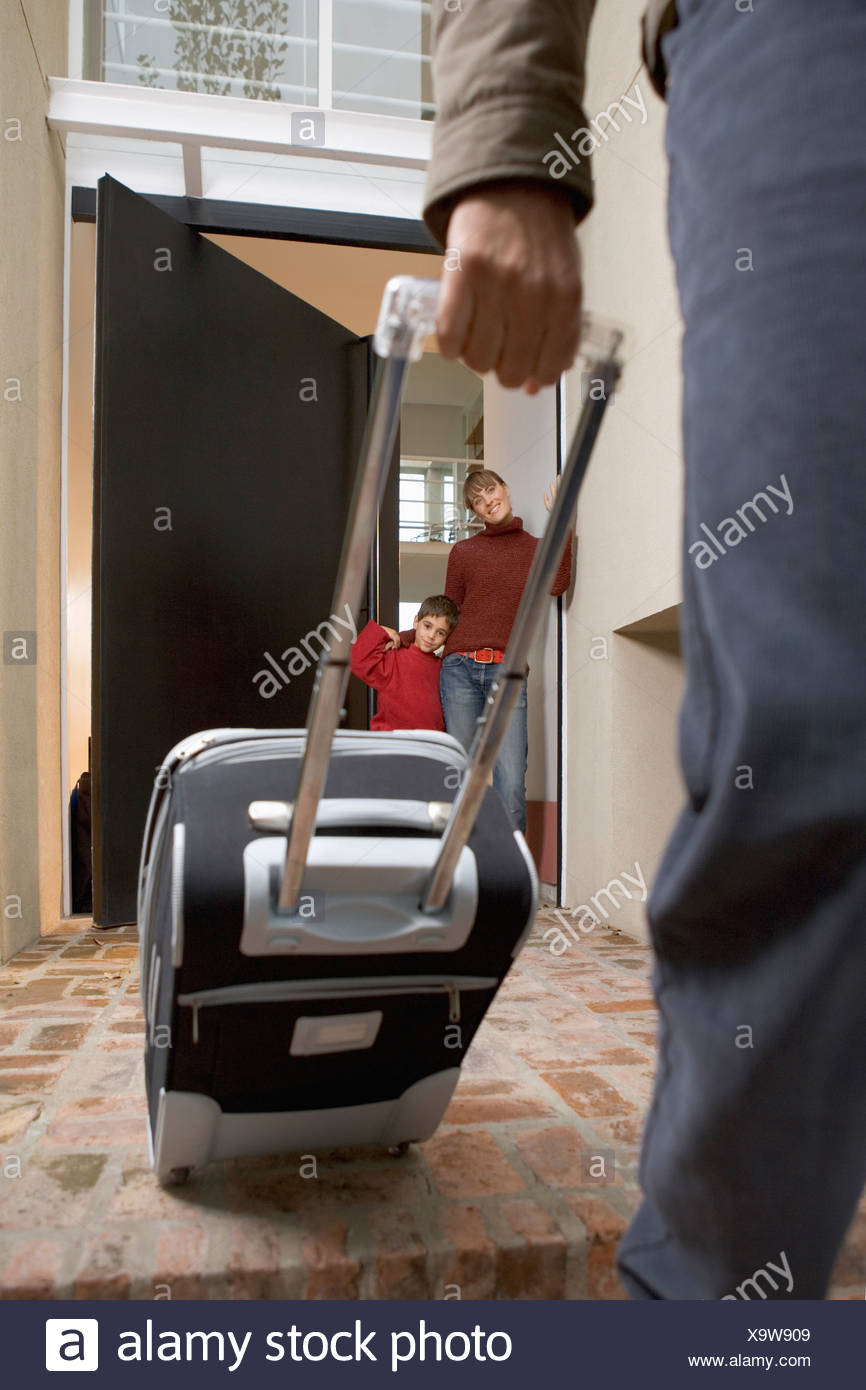 Waving Goodbye To Family Stock Photos & Waving Goodbye To Family Stock ...