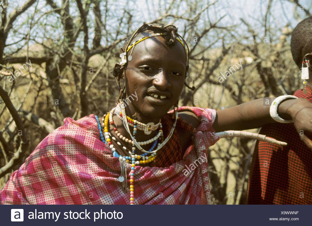 Young Maasai Moran Man Traditional High Resolution Stock Photography ...