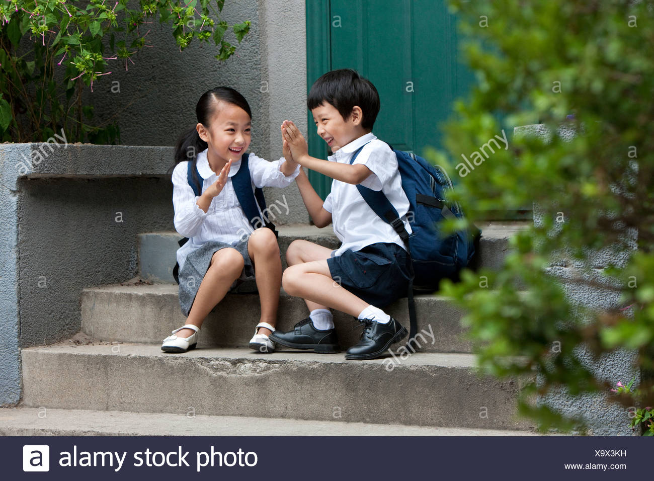 Children Playing School Uniform High Resolution Stock Photography and ...