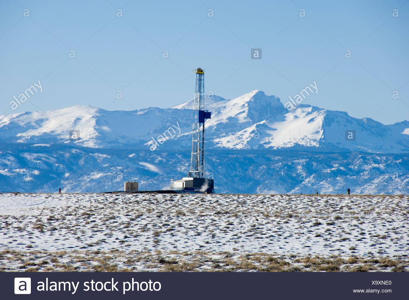 Drilling Rig In Wyoming Stock Photos & Drilling Rig In Wyoming Stock ...
