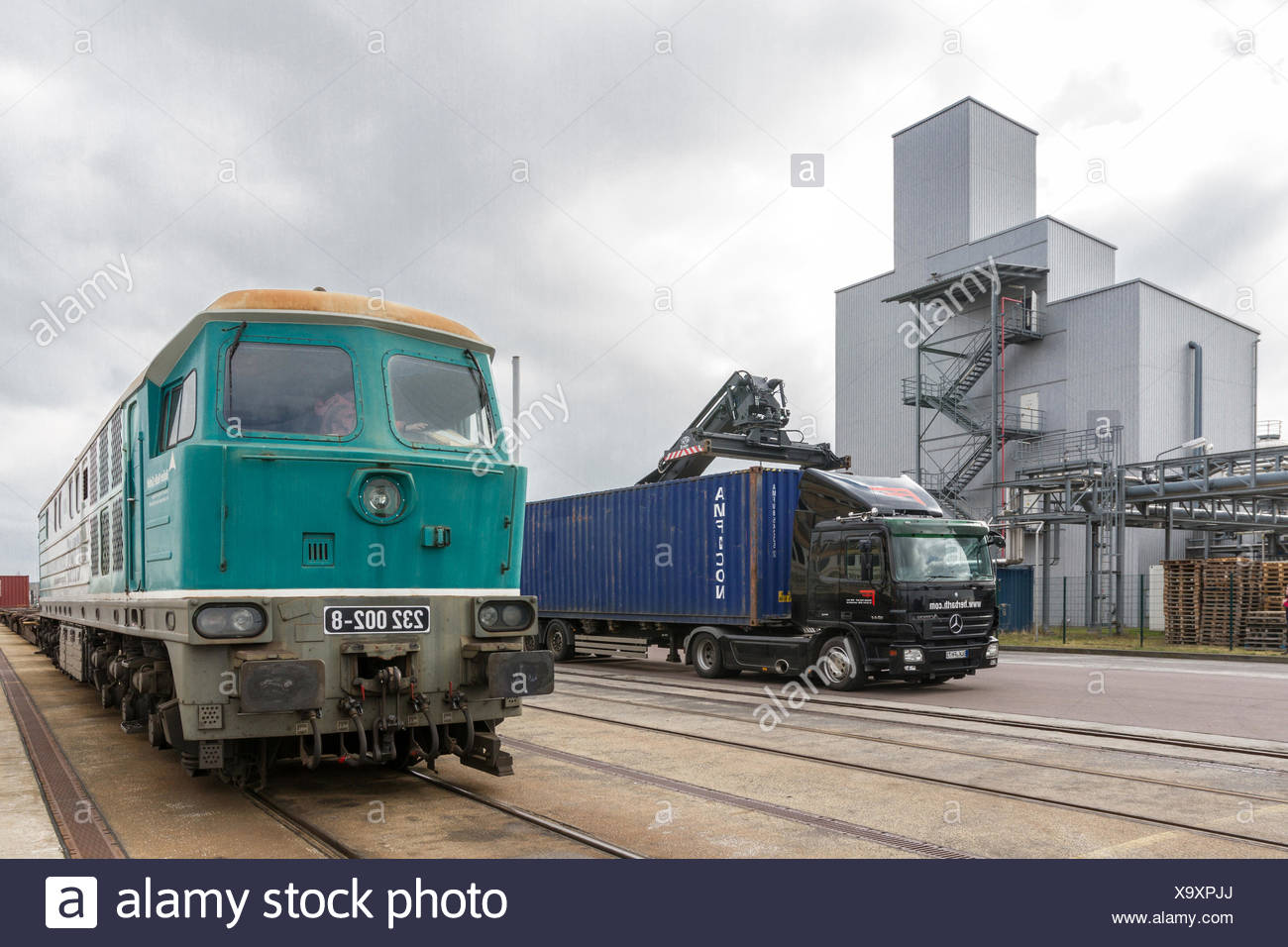Trimodal Container Terminal High Resolution Stock Photography and ...