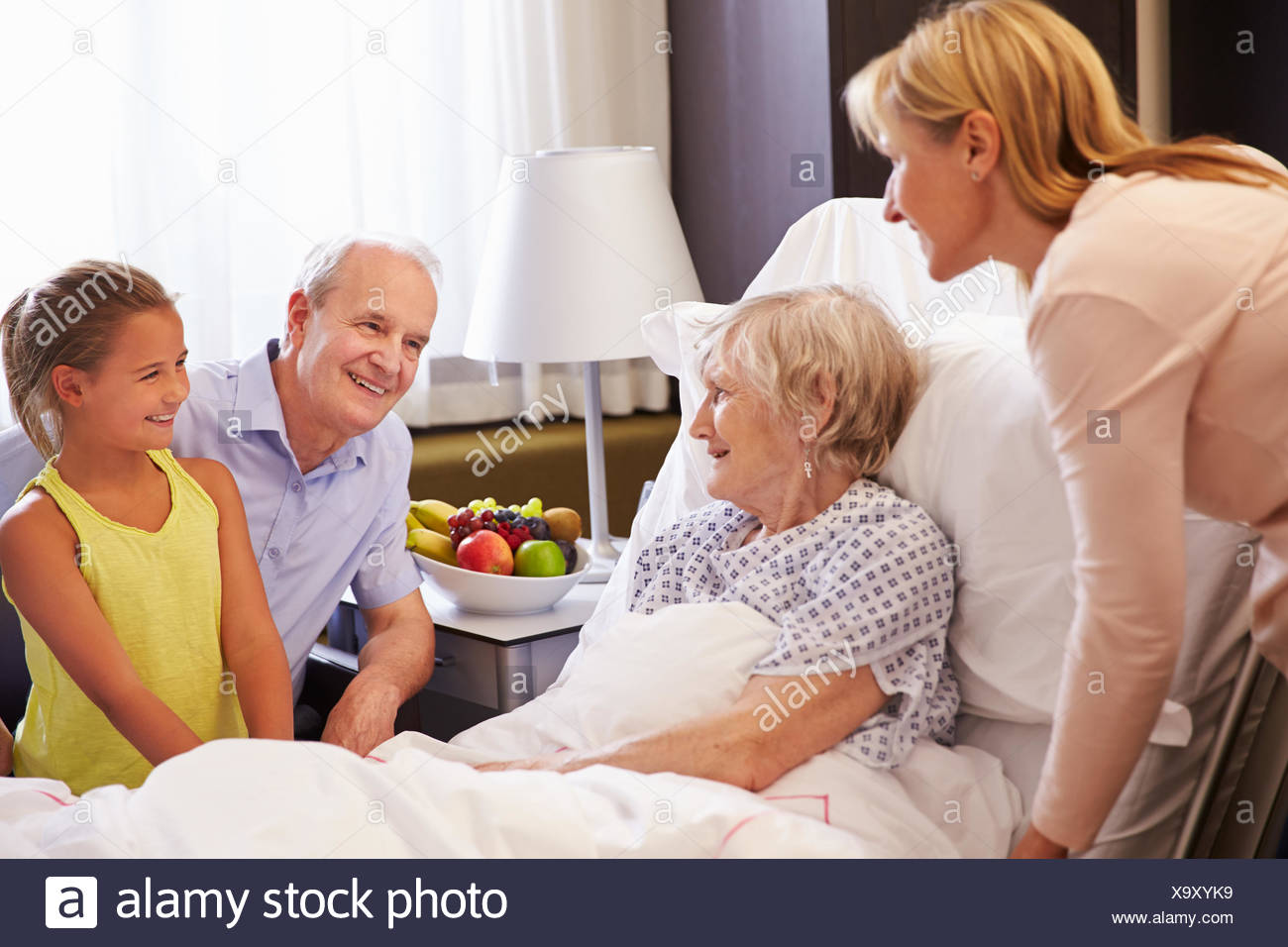 Hospital Visit Child Grandparent High Resolution Stock Photography and ...
