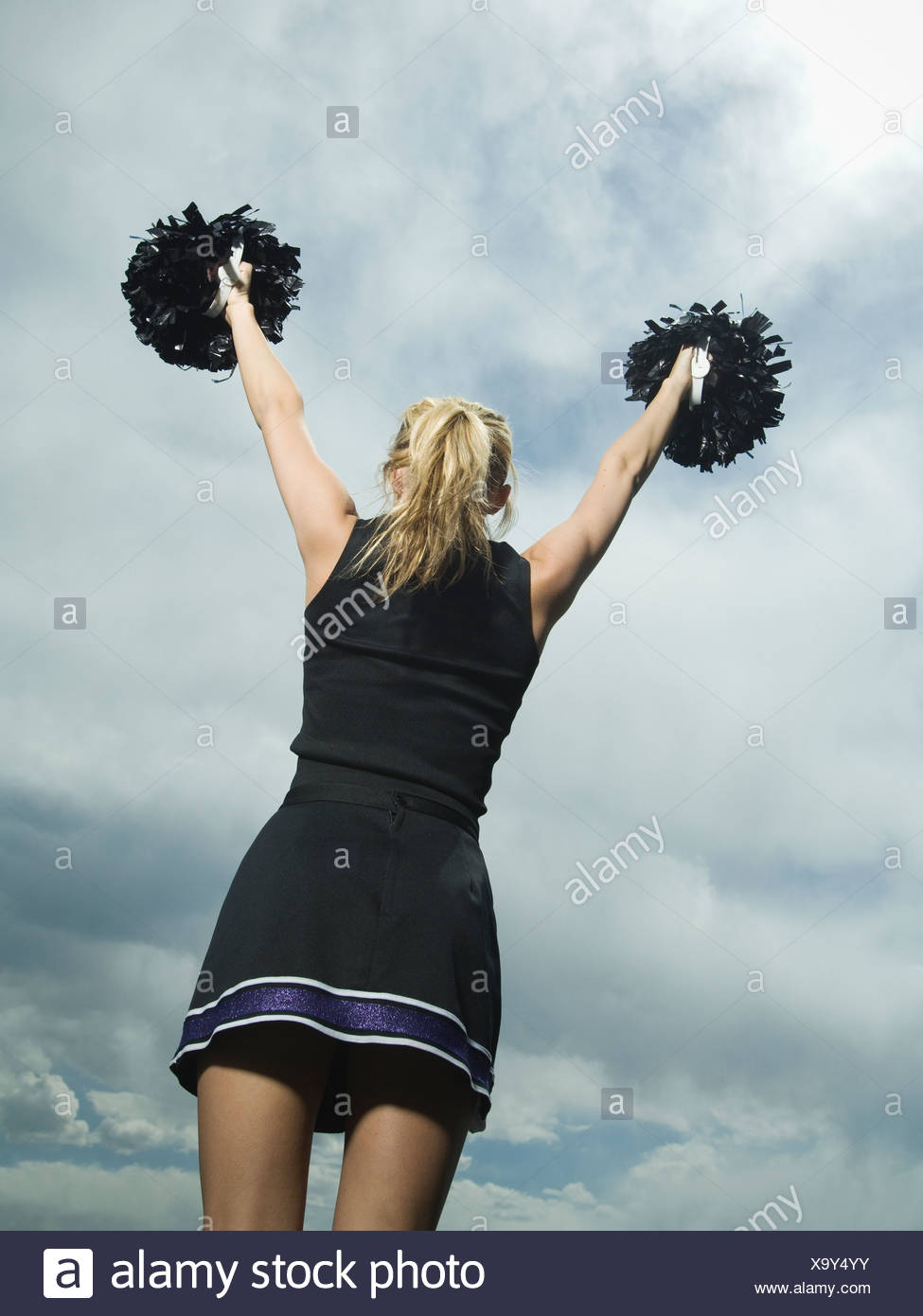 Three Girls Rear View High Resolution Stock Photography and Images - Alamy
