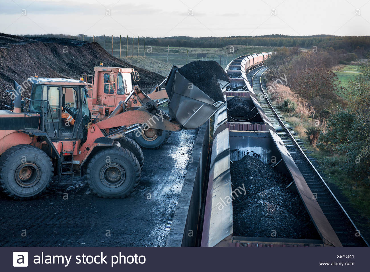 Loading Coal Train High Resolution Stock Photography and Images - Alamy