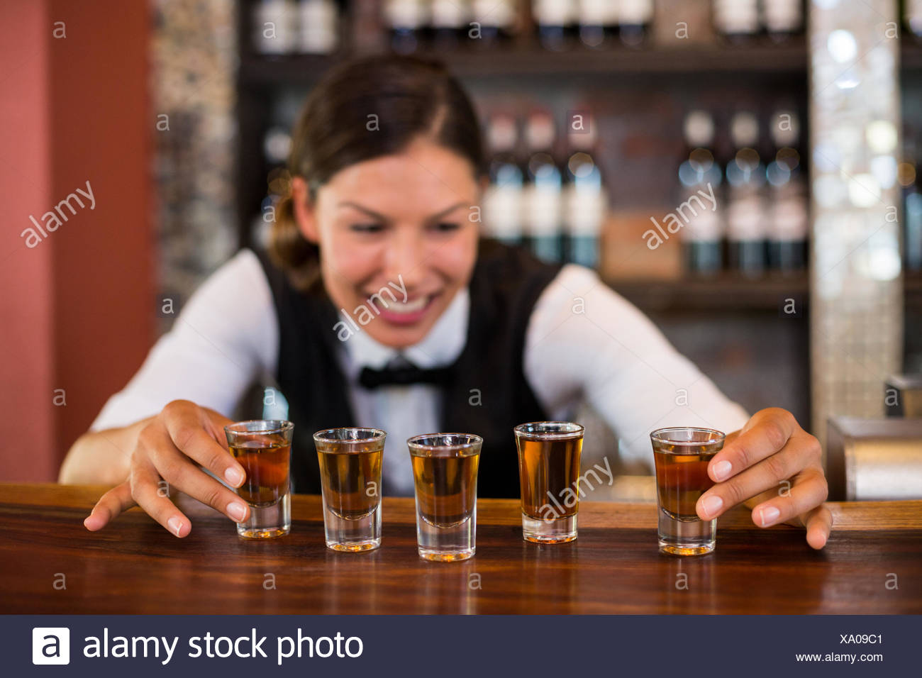 Female Bartender Glass High Resolution Stock Photography and Images - Alamy