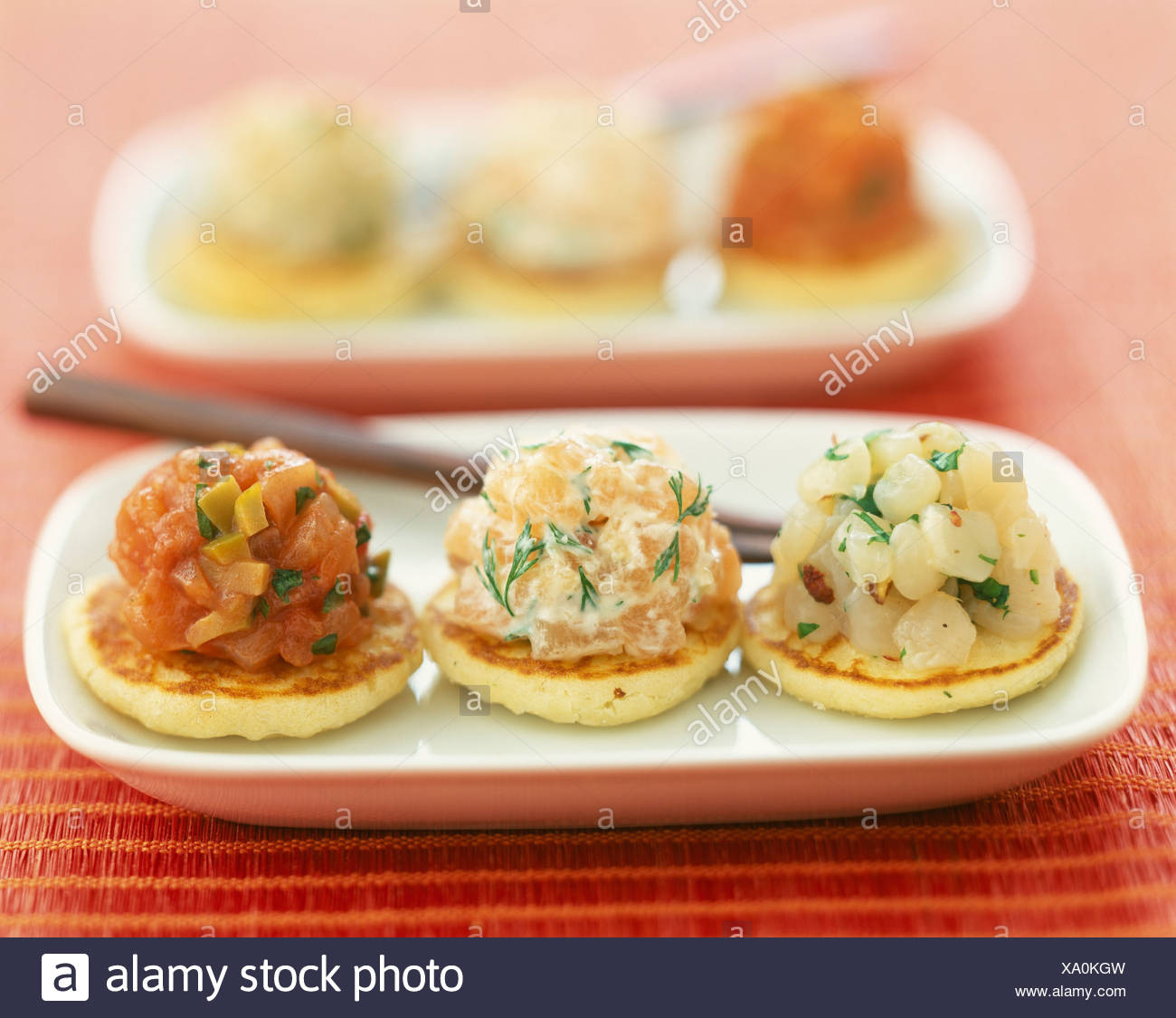 Scallop Canape Stock Photos & Scallop Canape Stock Images - Alamy