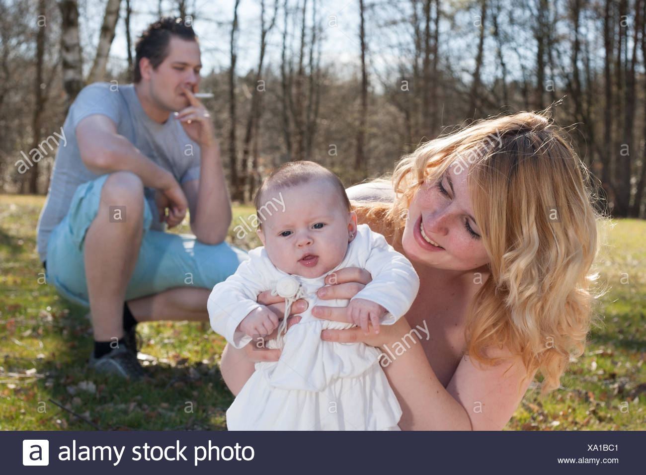 Father Smoking Cigarette High Resolution Stock Photography and Images ...