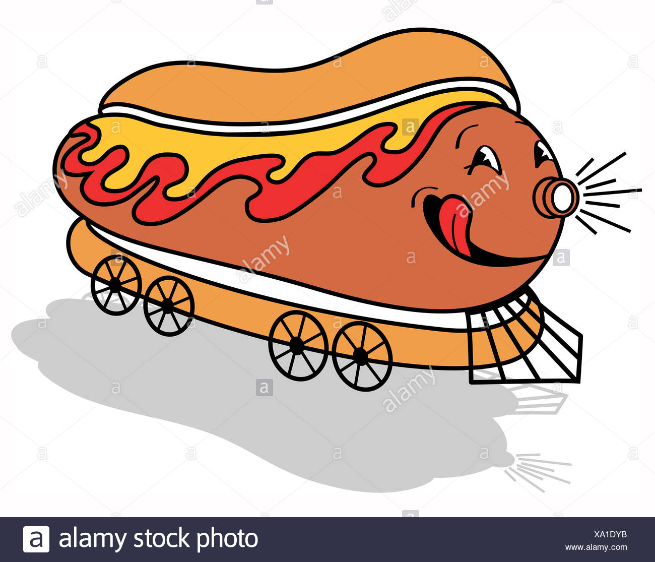 Train Illustration High Resolution Stock Photography and Images - Alamy