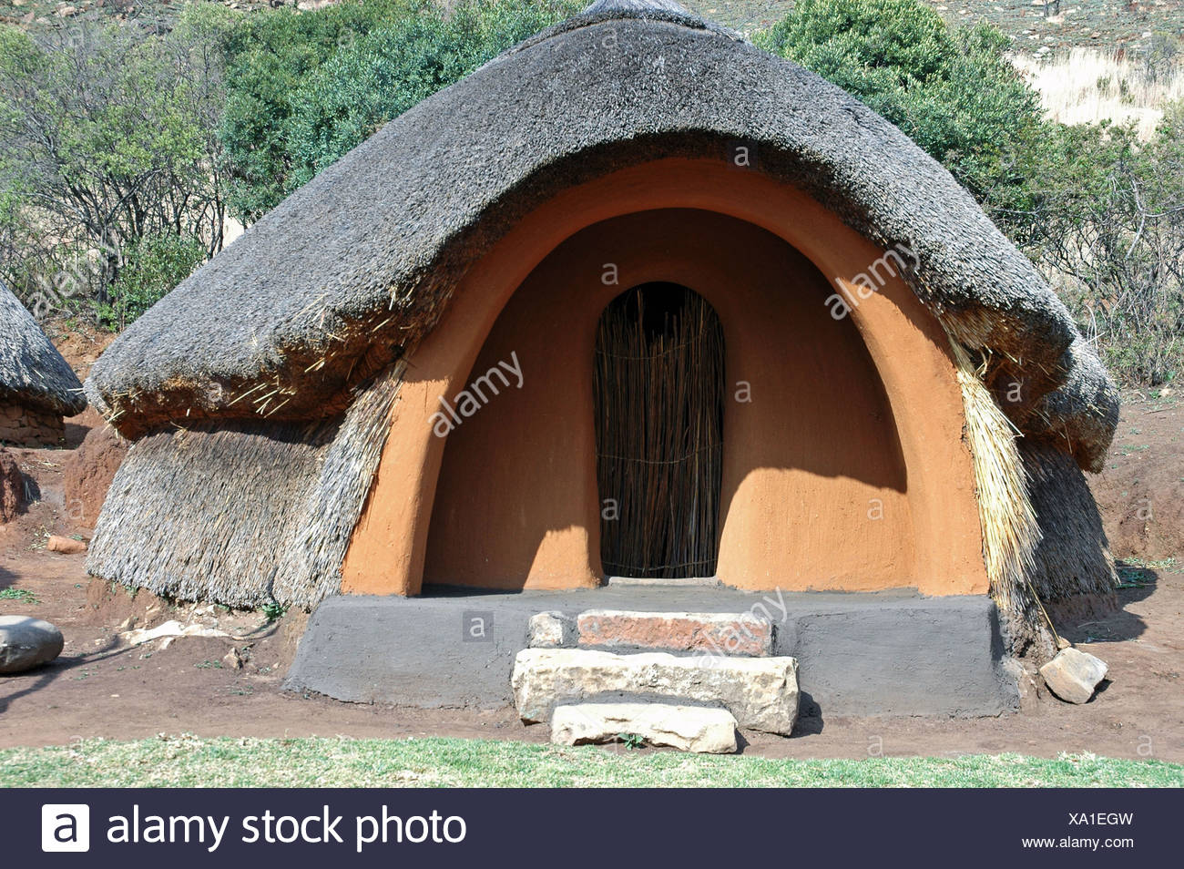 Basotho Traditional House Lesotho Africa Stock Photos & Basotho ...