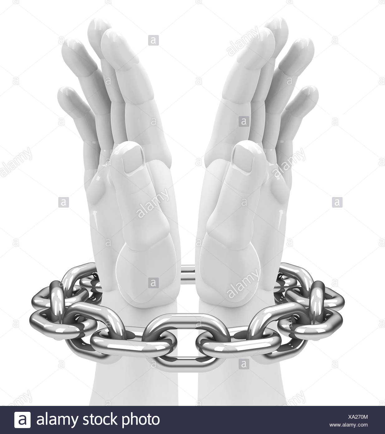 Chained Hands High Resolution Stock Photography and Images - Alamy